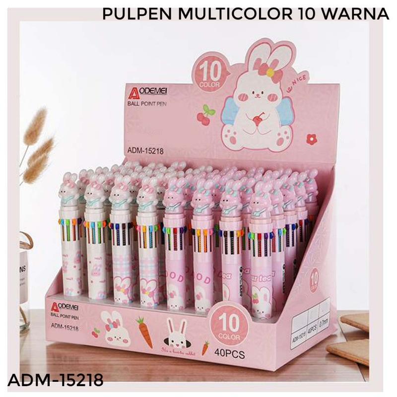 Pulpen Karakter 10 Warna / Pena Multi Warna / Ballpoint Mult - Shop ...