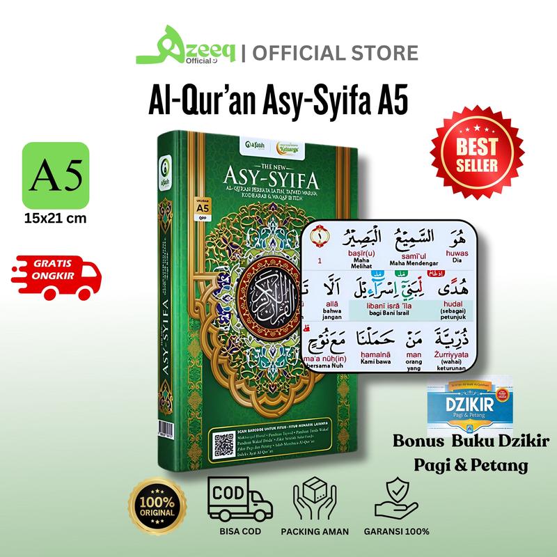 Al Quran Asy-Syifa Ukuran Sedang A5 - Transliterasi Latin Terjemah ...