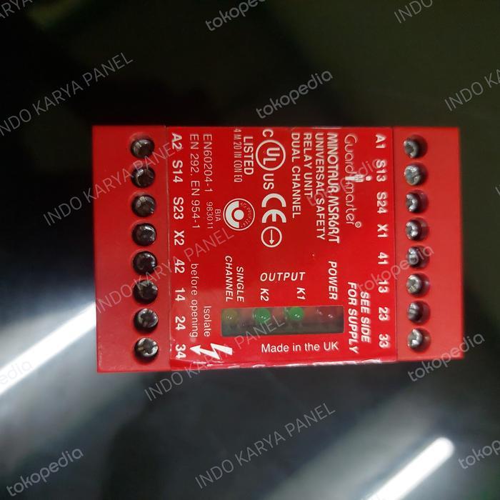 Jual ALLEN BRADLEY MINOTAUR MSR6R/T UNIVERSAL SAFETY RELAY UNIT DUAL ...