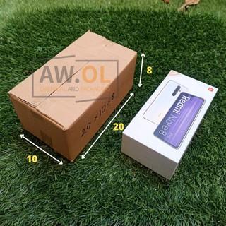 Kardus 20x10x8 Packaging Ukuran Box HP / Box 20x10x8 - Shop | Tokopedia