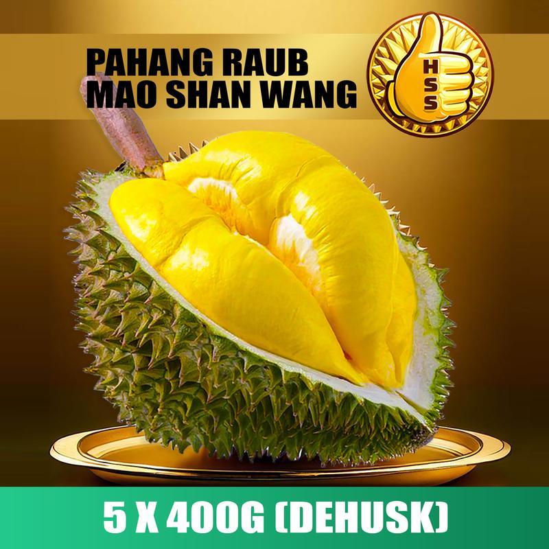 [5 X 400G] HSS Pahang Raub Premium Mao Shan Wang Durian - TikTok Shop ...