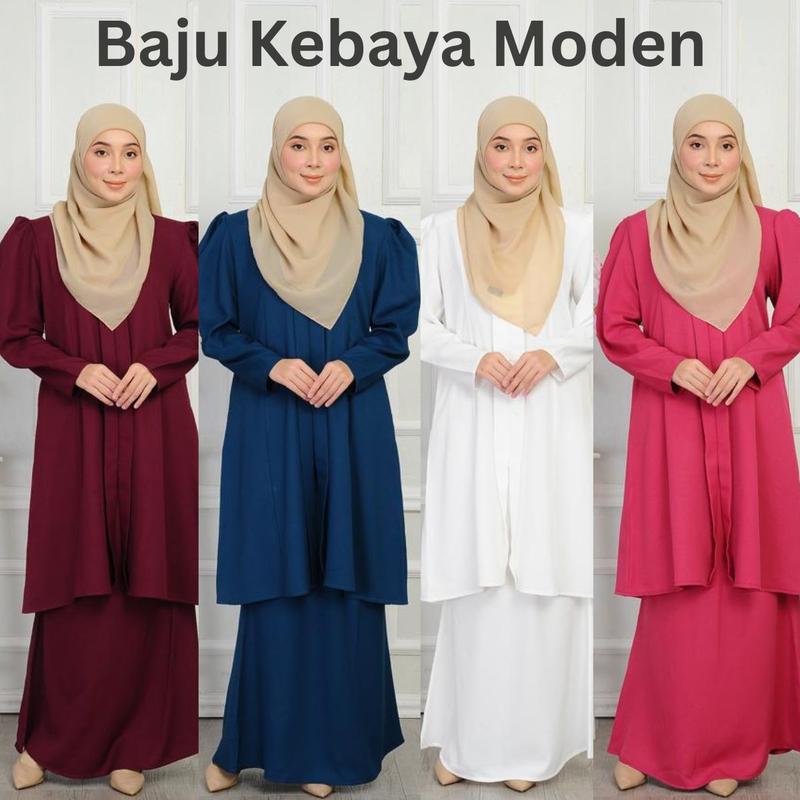 BAJU KEBARUNG MODERN DESIGN PUFF SHOULDER - TikTok Shop Malaysia