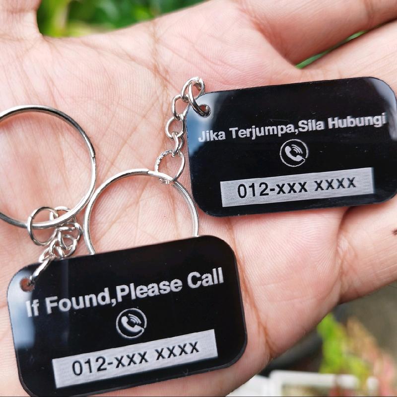 Rantai Kunci [if Found please call][jika terjumpa sila hubungi ...