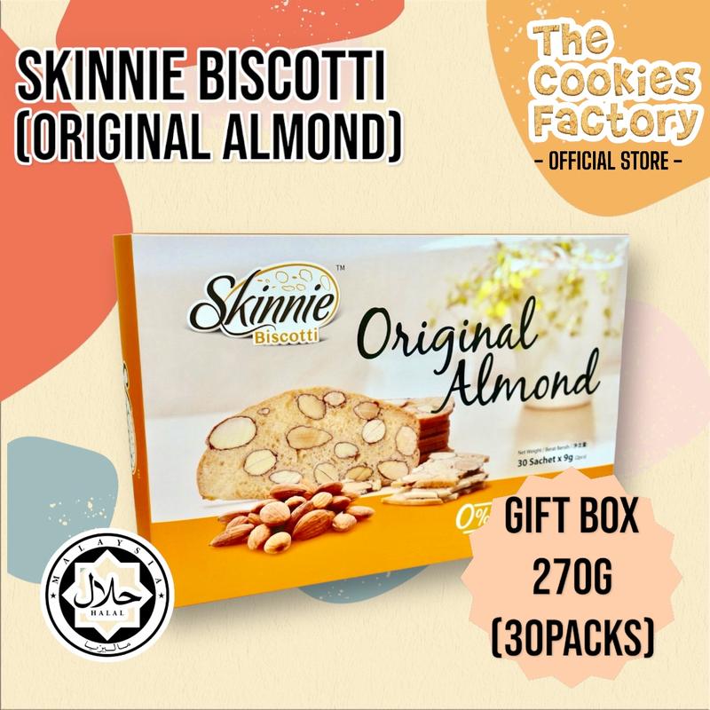 SKINNIE Biscotti: Original Almond 270G (9G x 30Sachet) (Gift - TikTok ...