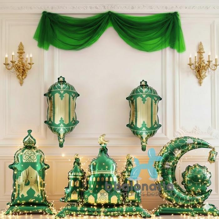 Jual Balonasia Balon Foil Tema Lebaran / Eid Mubarak / Balon Idul Fitri ...