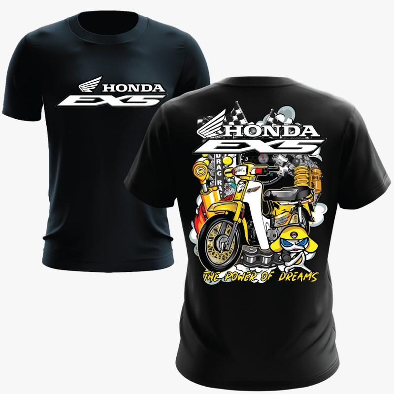 BAJU MOTO EX5 TShirt Lengan Pendek Unisex Wanita Leher Bulat - TikTok ...