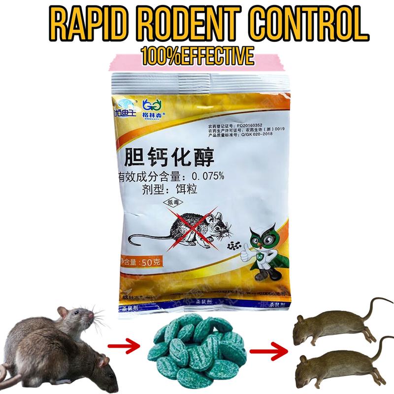 Ubat Tikus Berkesan/Effective Rat Bait/ Rodenticide Pest Control ...