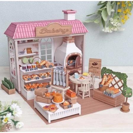 Papercraft Diorama Toko Roti DIY Kerajinan Kertas Free Lem - Shop ...