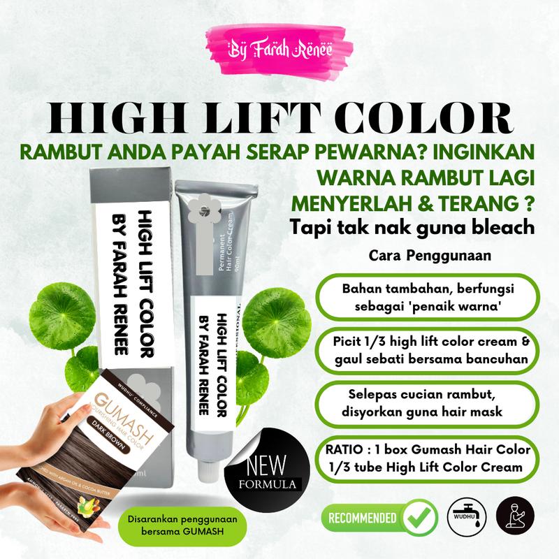 High Lift Color For Enhance Hair Color Gumash Without Use Bleach ...