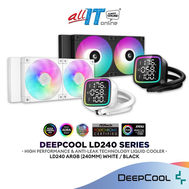 DeepCool LD240 ARGB High-Performance 240mm Digital AiO CPU Cooler ...