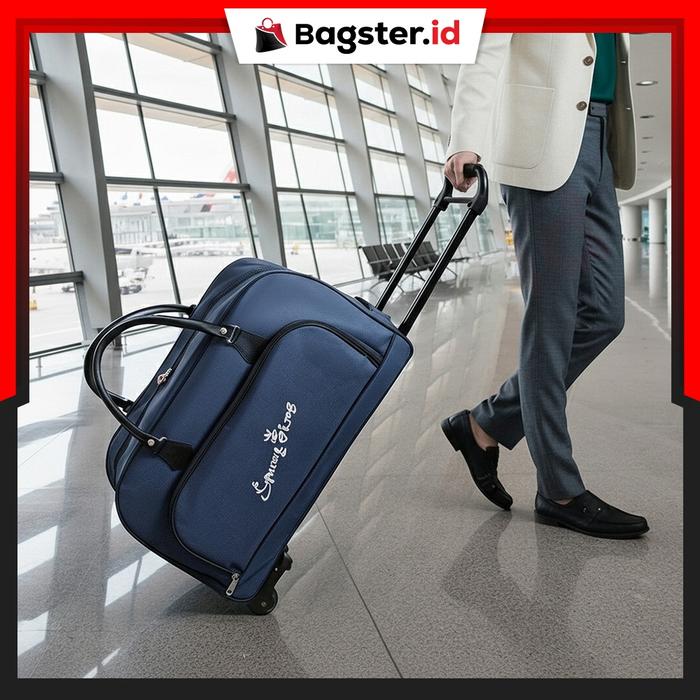 Promo Tas Travelling Trolley Kapasitas Besar Dengan Roda Bisa Ditarik ...