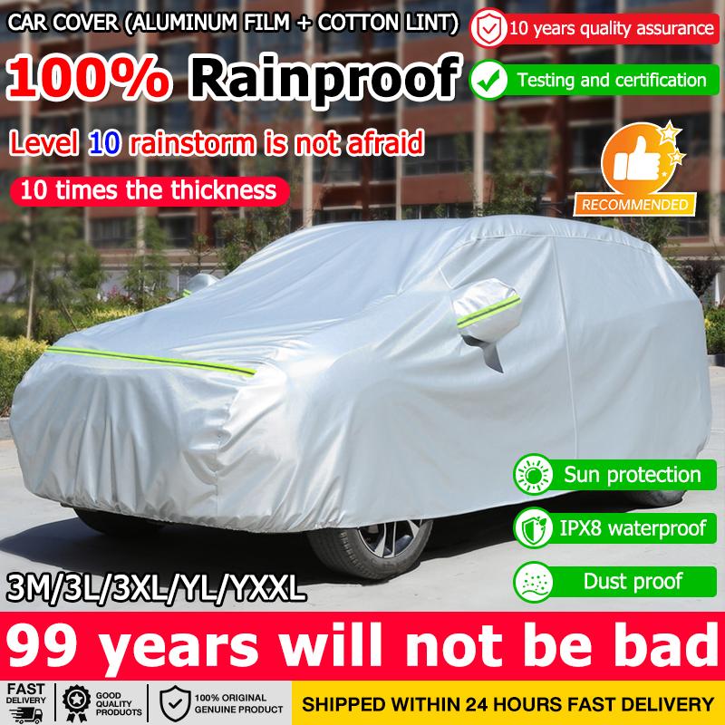 [24 hours delivery] PVEA car cover outdoor protection 3M 3L 3XL ...