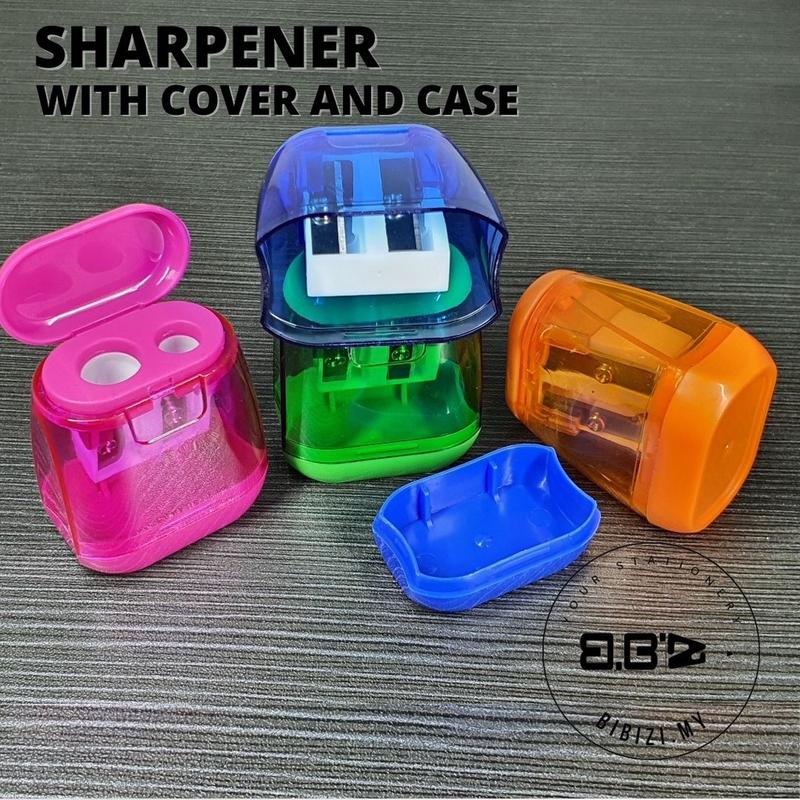 Dual Head and Cover Pencil Sharpener With Cover and Case Manual ...
