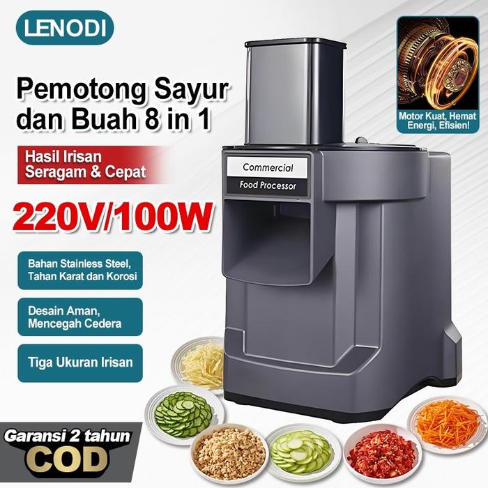 Promo Lenodi/8-in-1 Vegetable Fruit Slicer/Alat Iris Buah dan Sayur ...