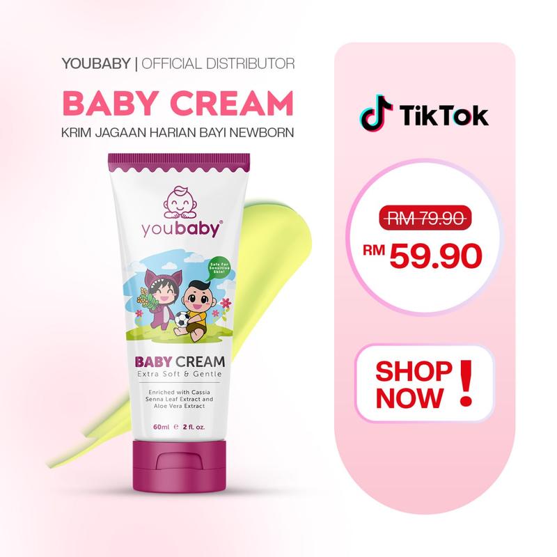 Youbaby Cream (60ML) | Krim baby | Krim Nappy | Moisturizers - TikTok ...