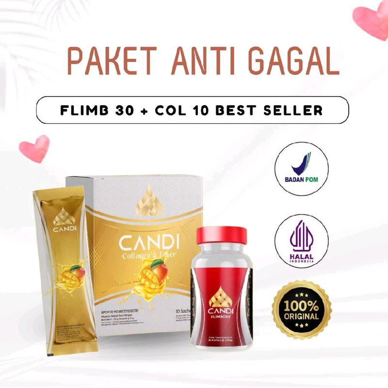PAKET 10 COLLAGEN & FIBER DAN 30 CAPS BY CANDI - Shop | Tokopedia