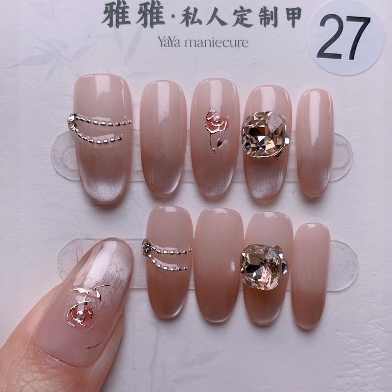 2025 Yaya Nail Art [G27] Whitening Style Designer Handmade Advanced ...