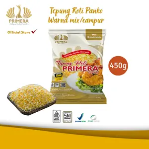 PRIMERA - Tepung Roti Panko Econo warna Mix/Campur 225g Bahan panir ...