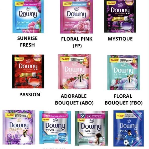 12PCS*8ml DOWNY CECAIR PELEMBUT DAN PEWANGI PAKAIAN (SOFTENER) - TikTok ...