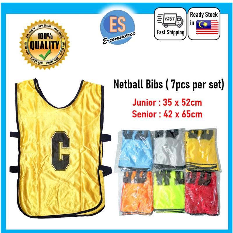 NETBALL BIBS [Set of 7pcs] NETBALL VEST BIBS BOLA JARING SUPERIOR ...