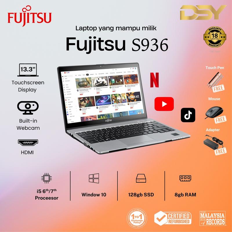 (Refurbished) FUJITSU S936 Touchscreen | Warranty 18 Month | - TikTok ...