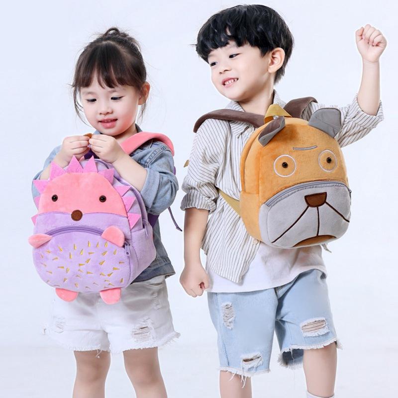 Cute Toddler Backpack Toddler Bag Plush Animal Cartoon Mini Travel ...