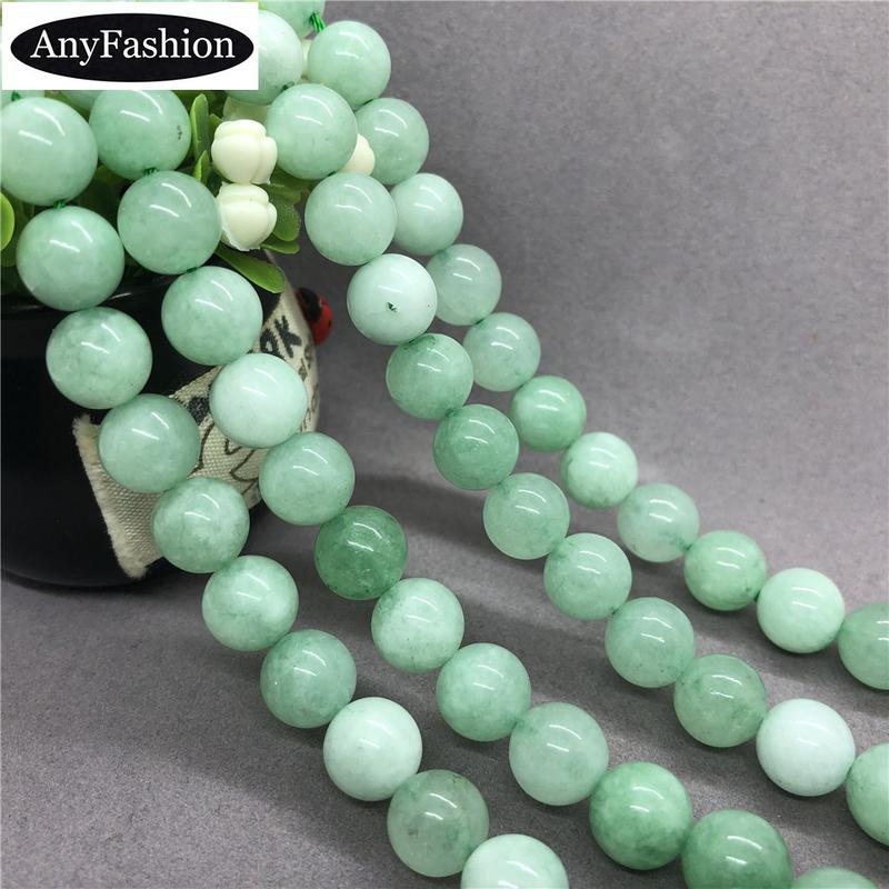 Manik batu Jed Asli Myanmar, manik gelang longgar, DIY, saiz - TikTok Shop Malaysia