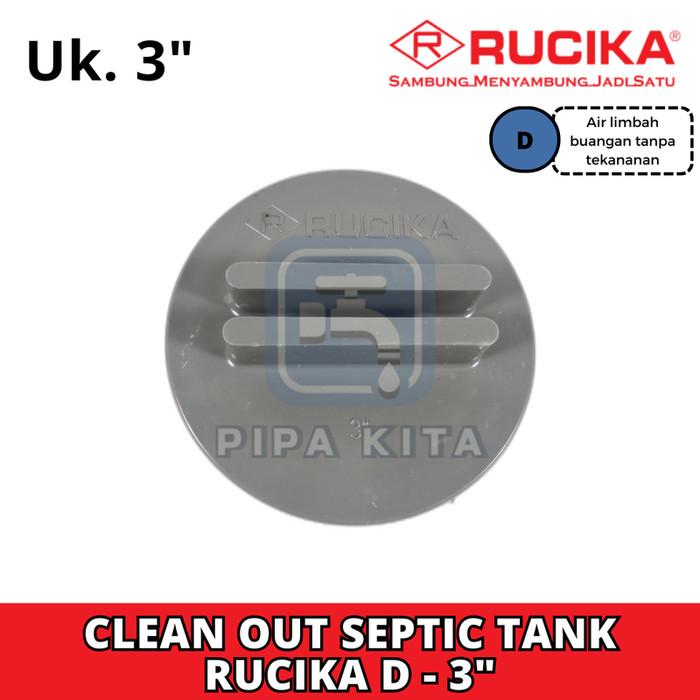 Clean Out D 3 Inch RUCIKA CO 3" Tutup Septic Tank PVC - Shop | Tokopedia