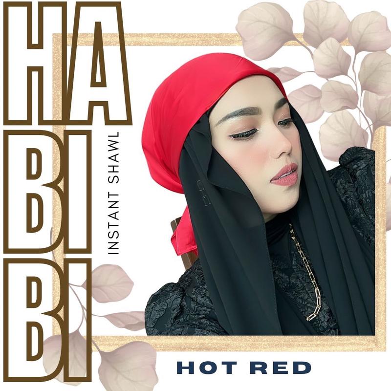 HABIBI INSTANT SHAWL PLAIN EDITION - TikTok Shop Malaysia