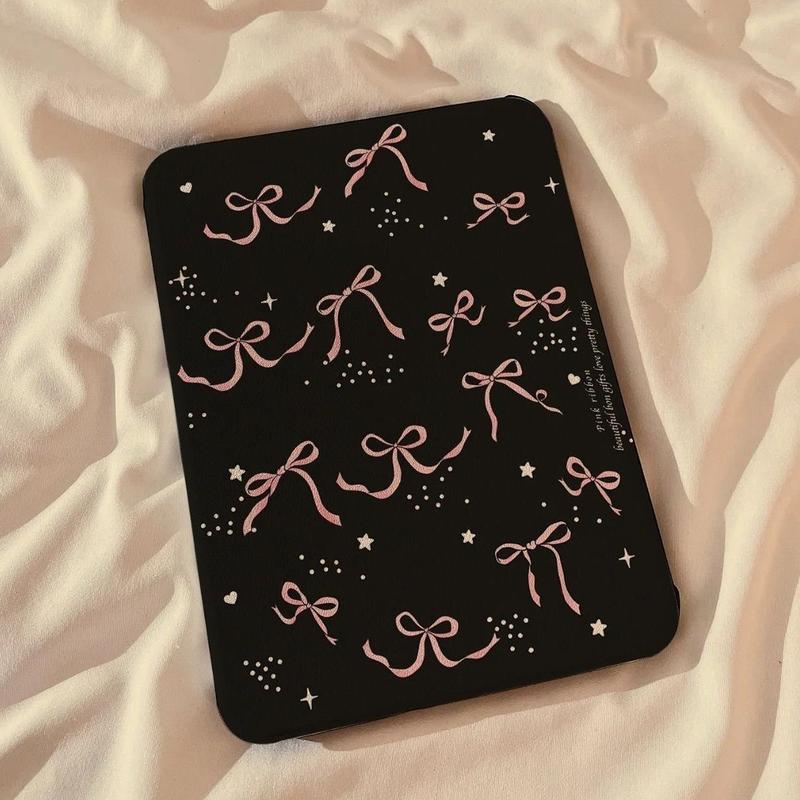 Rotating flat plate，Black Bow for Ipad Protective Case Air5 Mirror ...