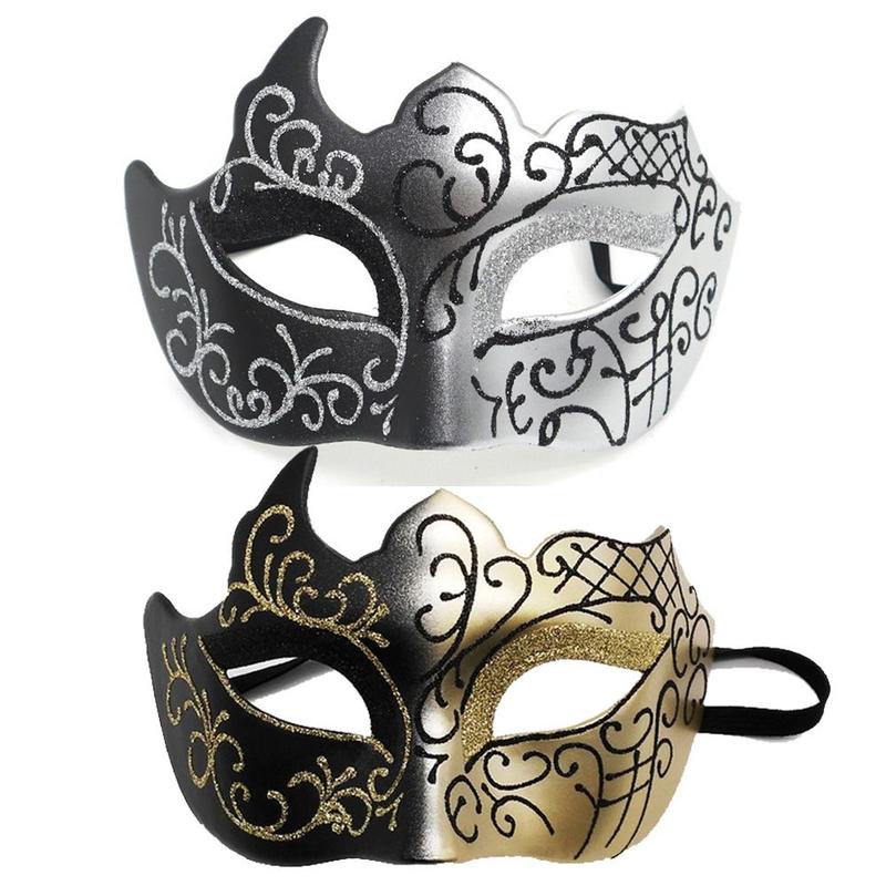 Prom Mask Gentleman Masquerade Mask Cosplay Party Glossy Mas - TikTok ...