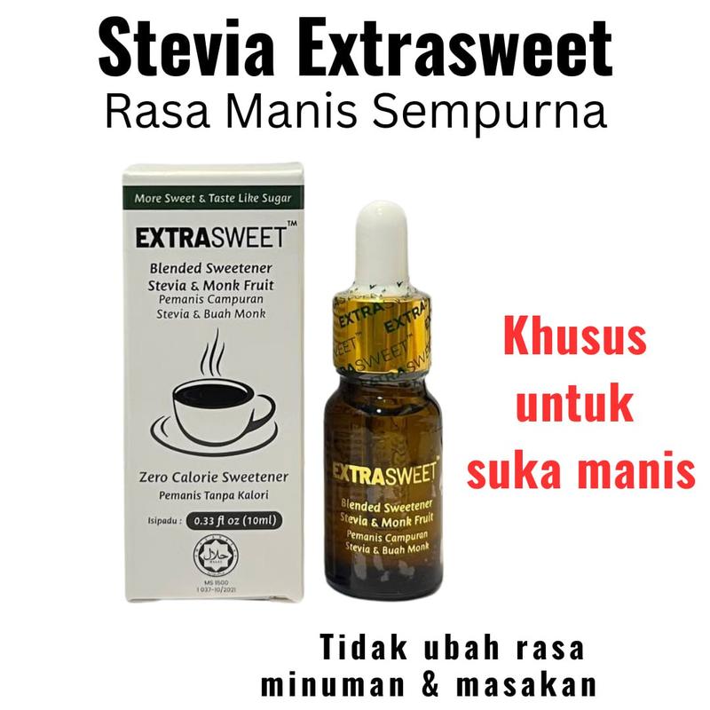 ALAJMAL Stevia Extrasweeet 10-ml Pemanis pengganti gula - TikTok Shop ...