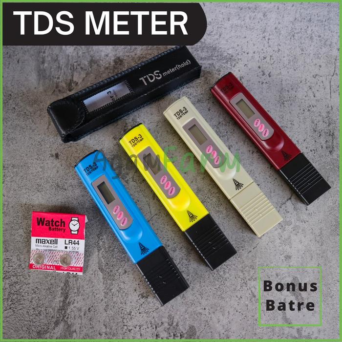 Jual TDS Meter Telah Dikalibrasi - Alat Ukur PPM Untuk Hidroponik ...