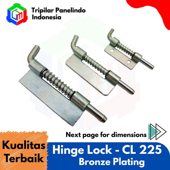 Jual ENGSEL PANEL CL 225 WHITE ZINC SPRING HINGE - CL 225 - 2 - Kab ...