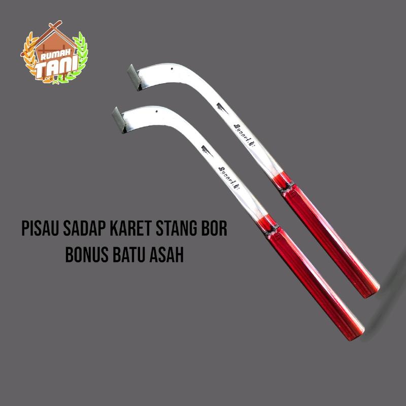 PISAU SADAP KARET BAJA STANG BOR UNGGUL / PISAU DERES KARET - Shop ...