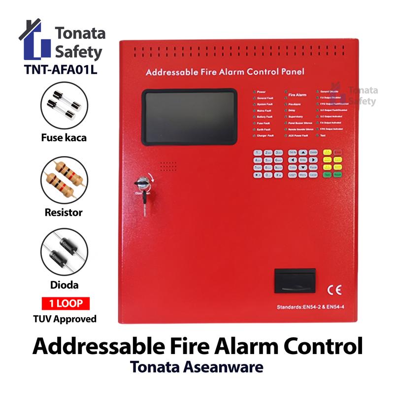 Fire Alarm Control Panel Full Addressable 1 Loop Tonata / MCFA - Shop ...