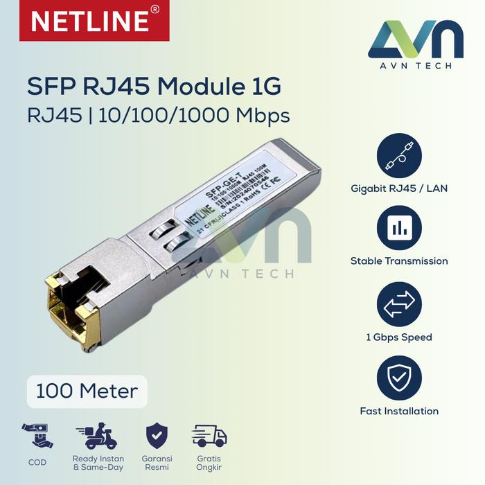 Jual SFP Ethernet RJ45 Port Module Switch Gigabit 10/100/1000 Mbps 1 ...