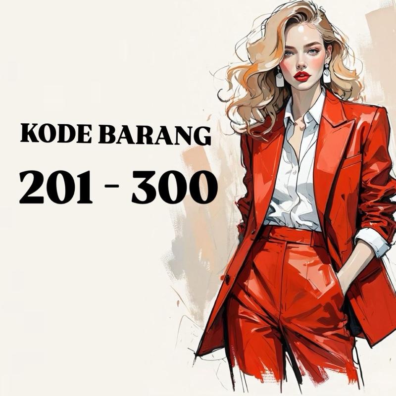 Kode Barang 201 - 300 Blazer Premium - Shop | Tokopedia