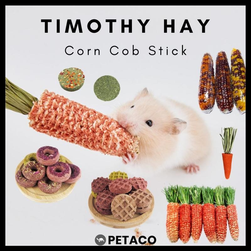 Timothy Hay Corncob Stick Hamster Snack Chinchilla Molar che - TikTok ...