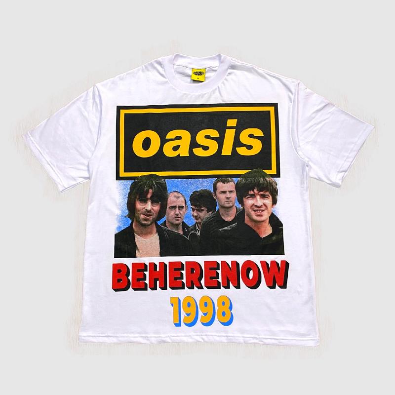 Kaos TShirt Oversized OASIS Be Here Now Tour 1998 - Shop | Tokopedia