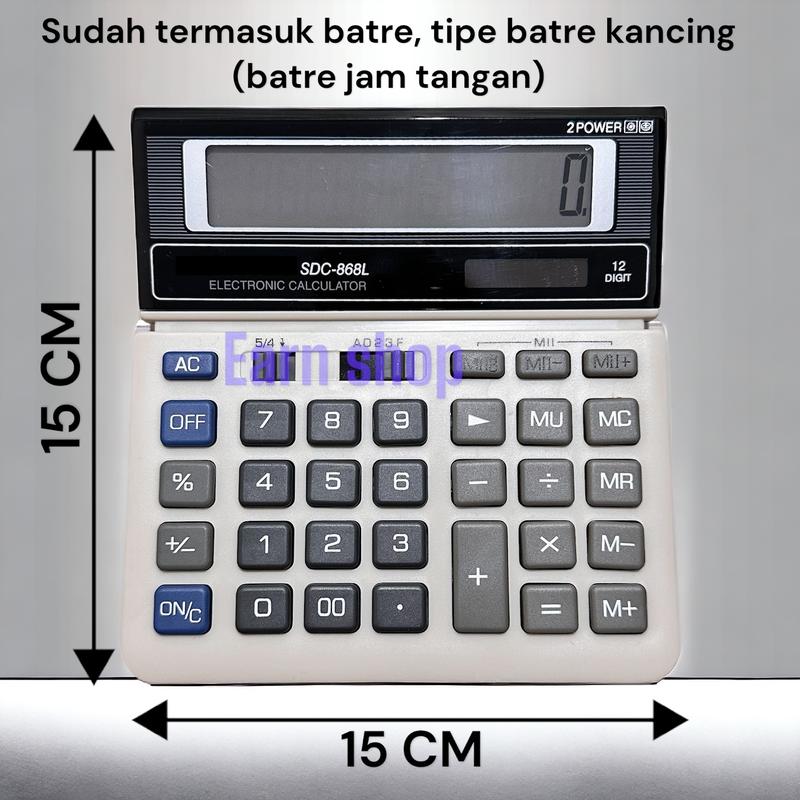 Kalkulator dagang CIITIZEEN SDC-868L 12 Digit - Shop | Tokopedia