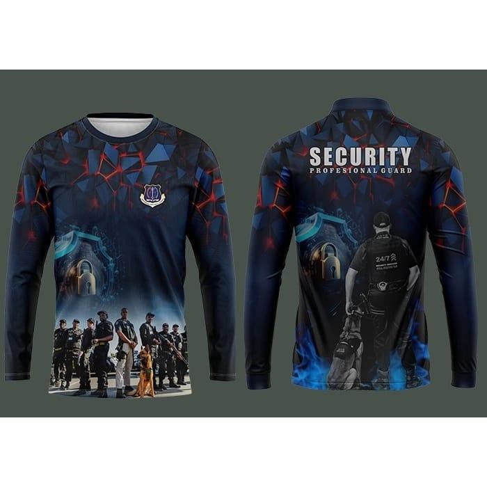 KAOS JERSEY SECURITY LENGAN PANJANG MOTIF KEREN HARGA TERMURAH - Shop ...