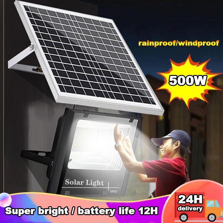 READY STOCK Solar Light lampu Solar outdoor lighting LED Solar - TikTok ...
