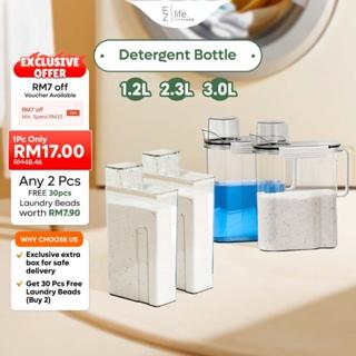 Pencurah Detergen Dobi Botol Lutsinar Bekas Sabun Cecair Dob - TikTok ...