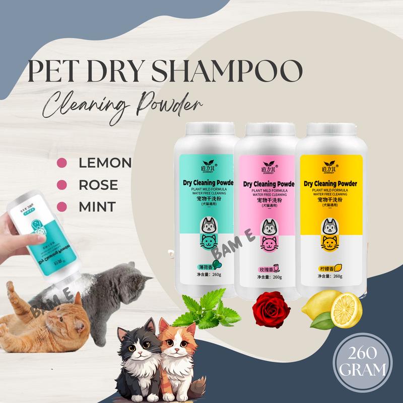 Pet Dry Shampoo Cleaning Powder Cat Dog - TikTok Shop Malaysia