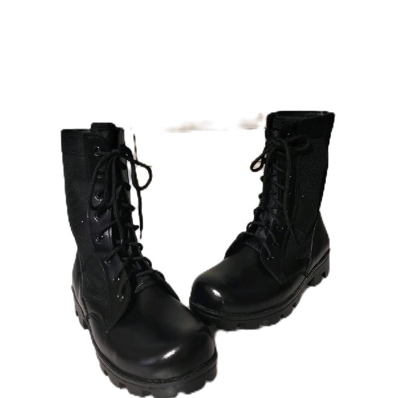 COMBAT BLACK SHOES FOR ROTC & SECURITY GUARD - TikTok Shop Philippines