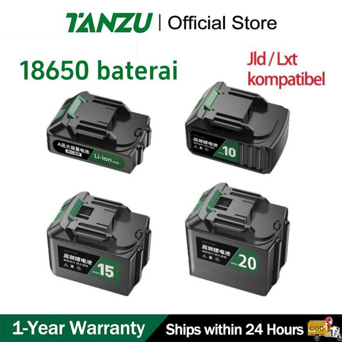 Promo [Tersedia] Baterai pengganti baterai lithium Tanzu MT-21V cocok ...