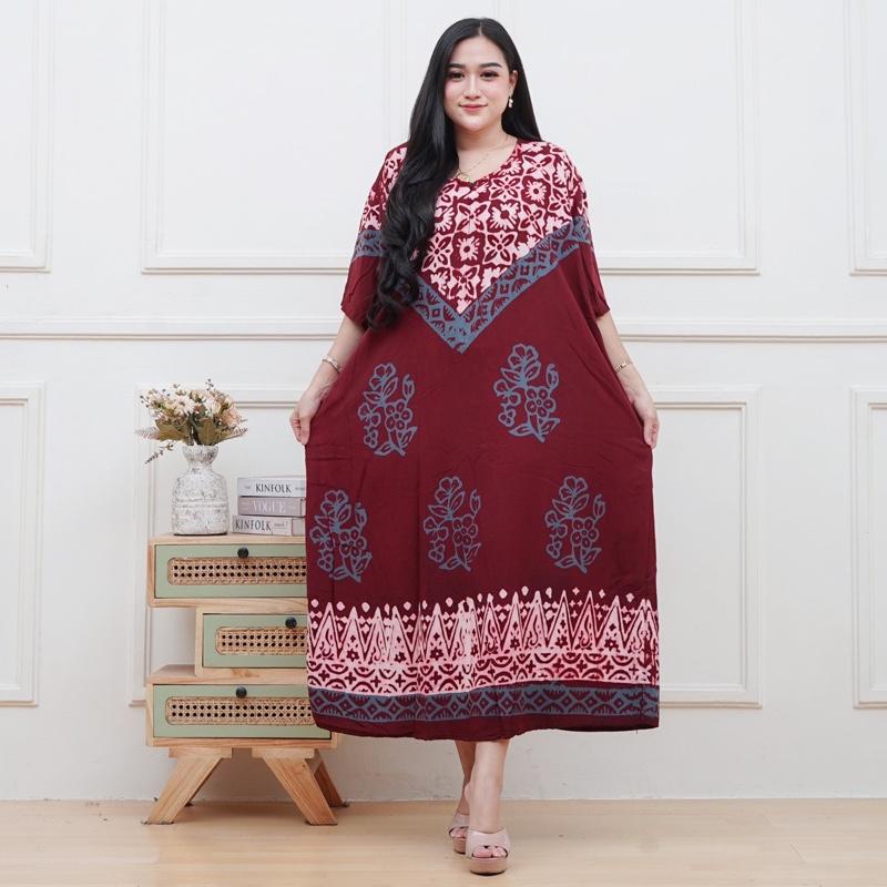 Daster Jumbo Rayon Premium LD 130 cm Lengan Pendek Nyaman Busui - Shop ...