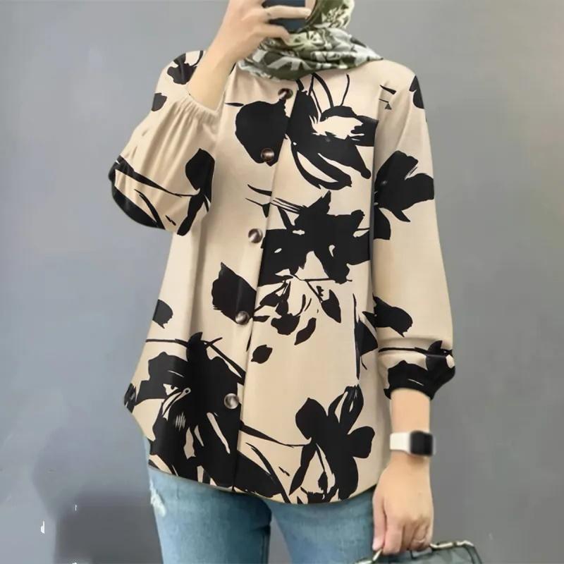 Baju Bunga Muslim, Baju Atasan Wanita 2024, Fesyen Jubah, Baju - TikTok ...