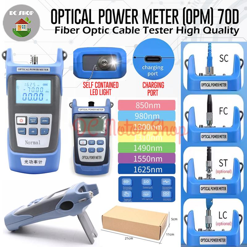 Fiber optic Optical Power Meter Cable Tester 70d ( OPM ) Hig - Shop ...